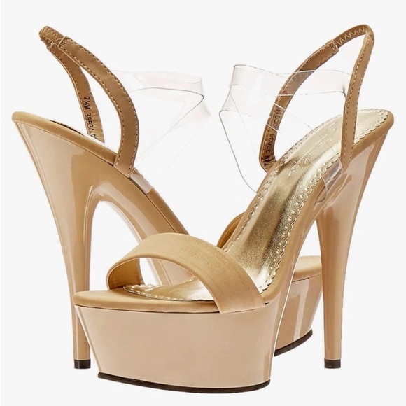 Jonathan Kane | Shoes | Elegant Tan Platform Heels | Poshmark